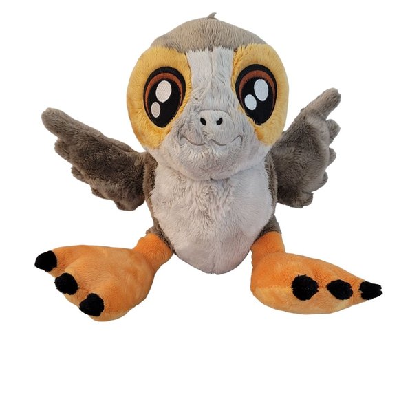 Disney | Toys | Disney Parks Big Feet Star Wars Porg Plush Stuffed Toy ...